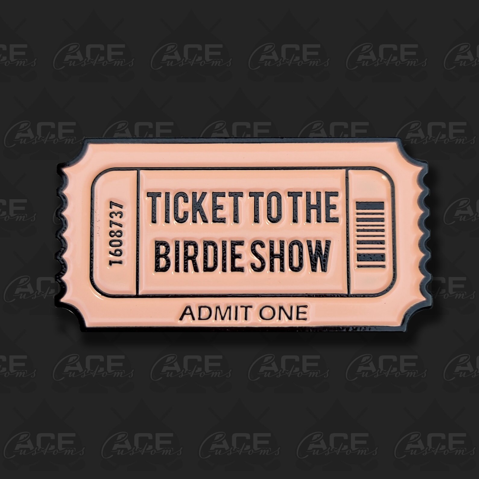 Golf Ball Marker ticket to the Birdie Show. - Etsy UK