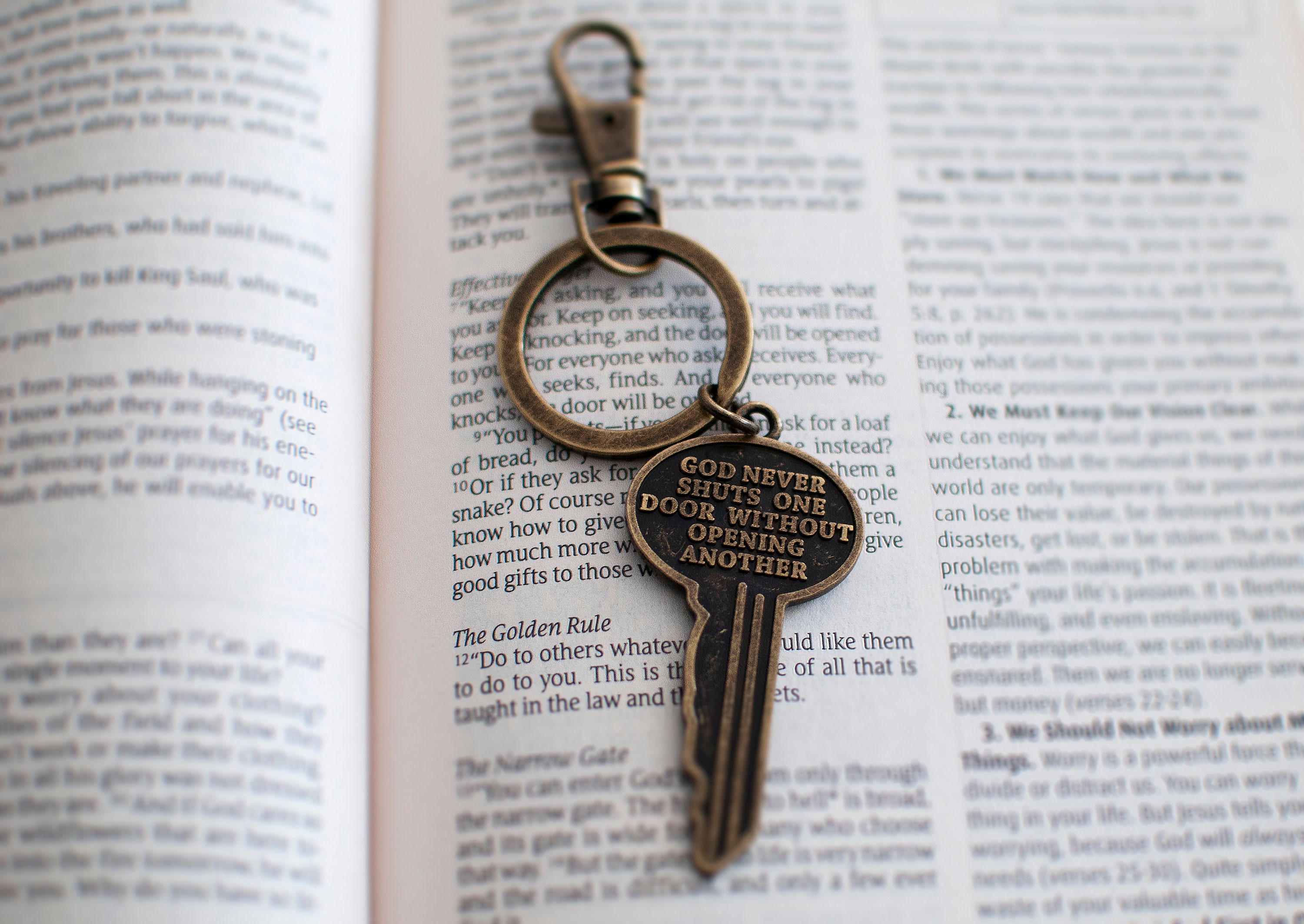 Inspirational Religious Keychain Gift Christian Keychain - Etsy