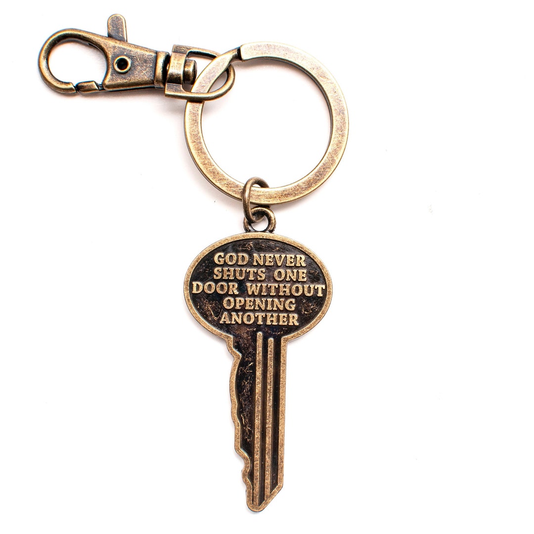 Inspirational Religious Keychain Gift - Christian Keychain - "god Never ...