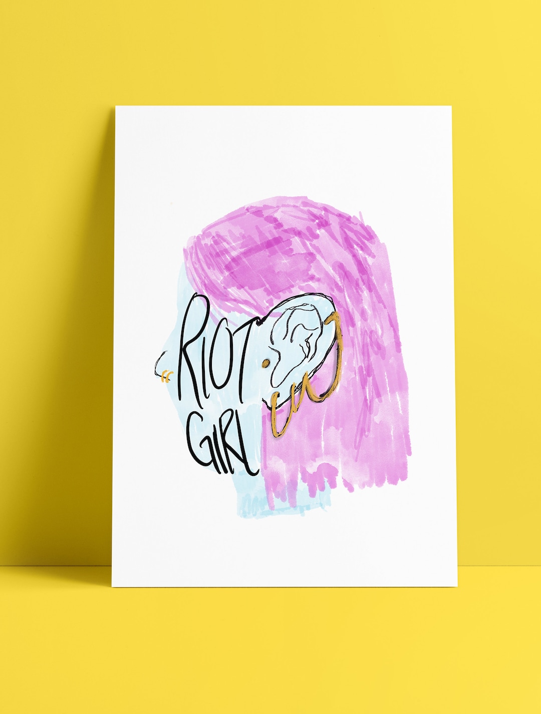 Riot Girl Art Print - Etsy