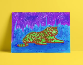 Ted Simon's Triumph Tiger 100 ART POSTER A3 Size - Etsy