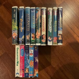 Vintage VHS Tapes VCR Tapes 1990s & 2000s - Etsy