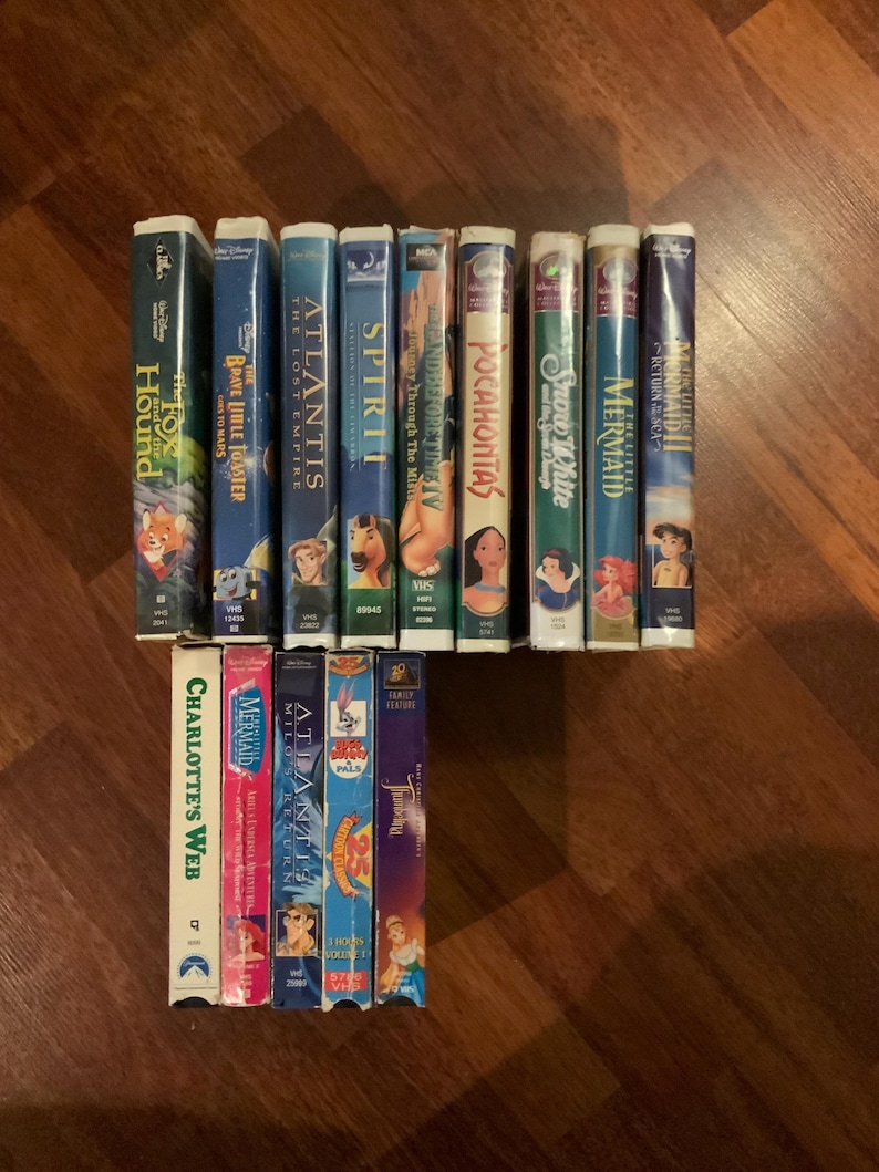 Vintage VHS Tapes VCR Tapes 1990s & 2000s - Etsy