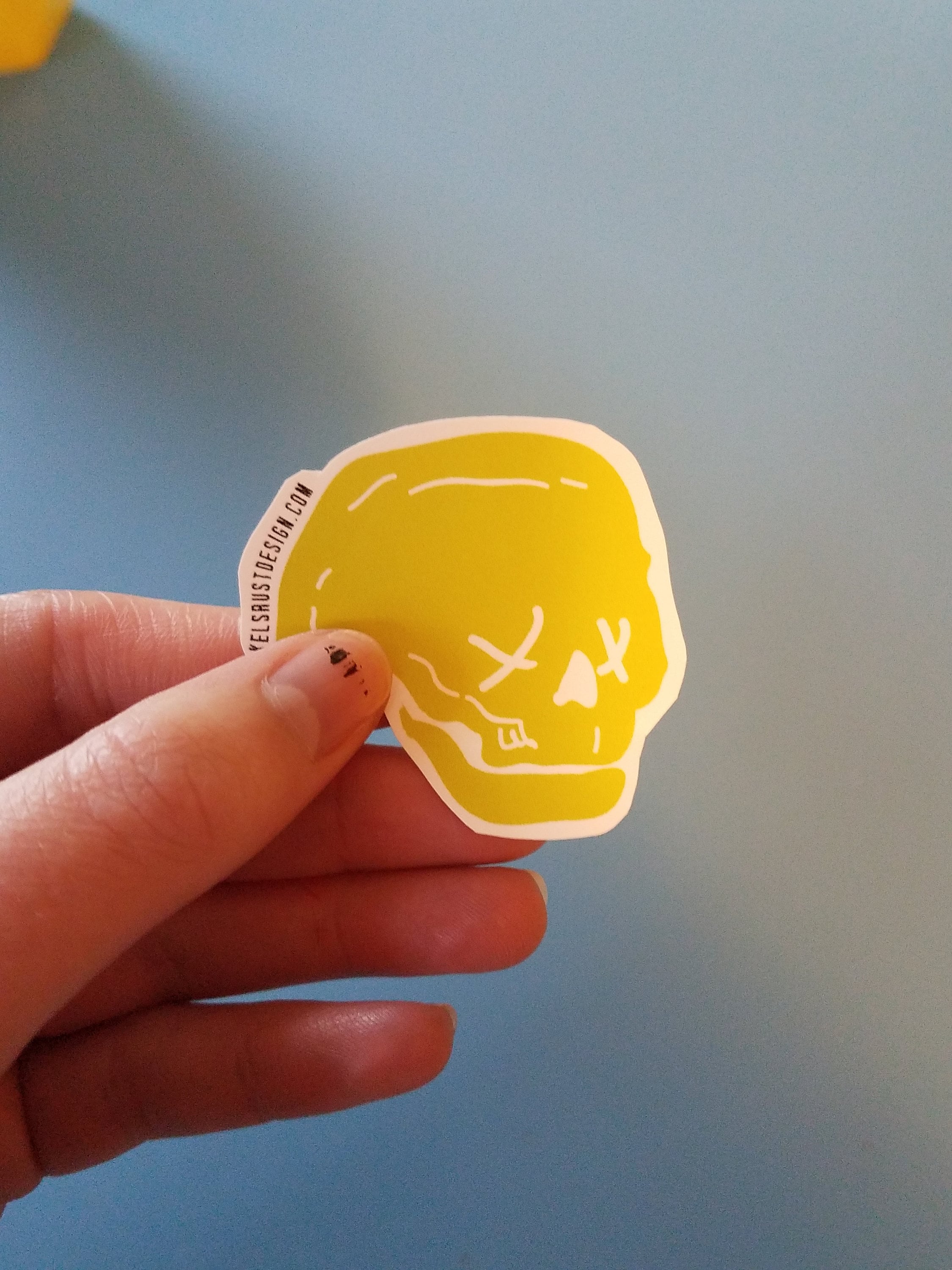Skull Sticker - Etsy