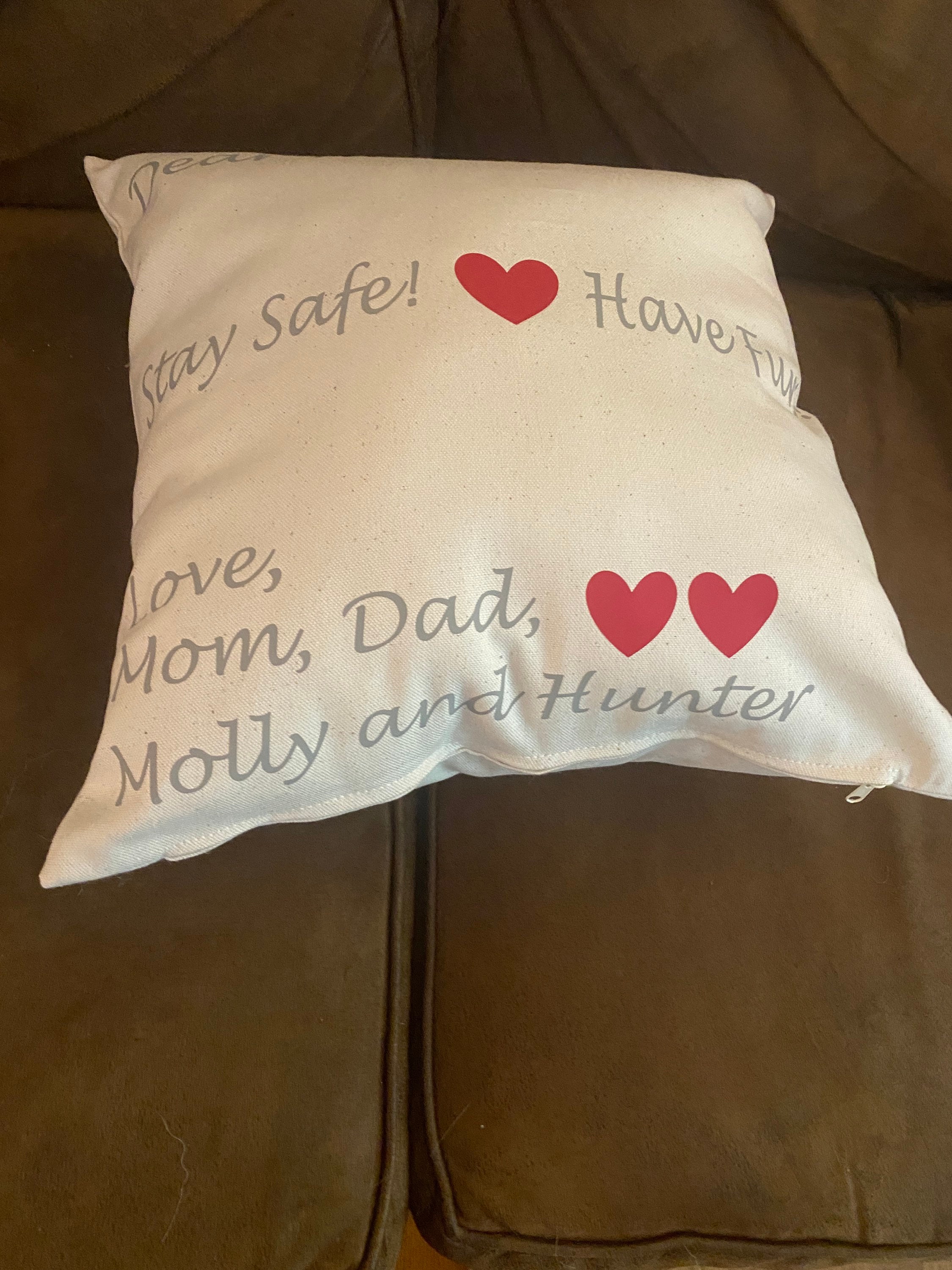 Custom College Pillows - Etsy