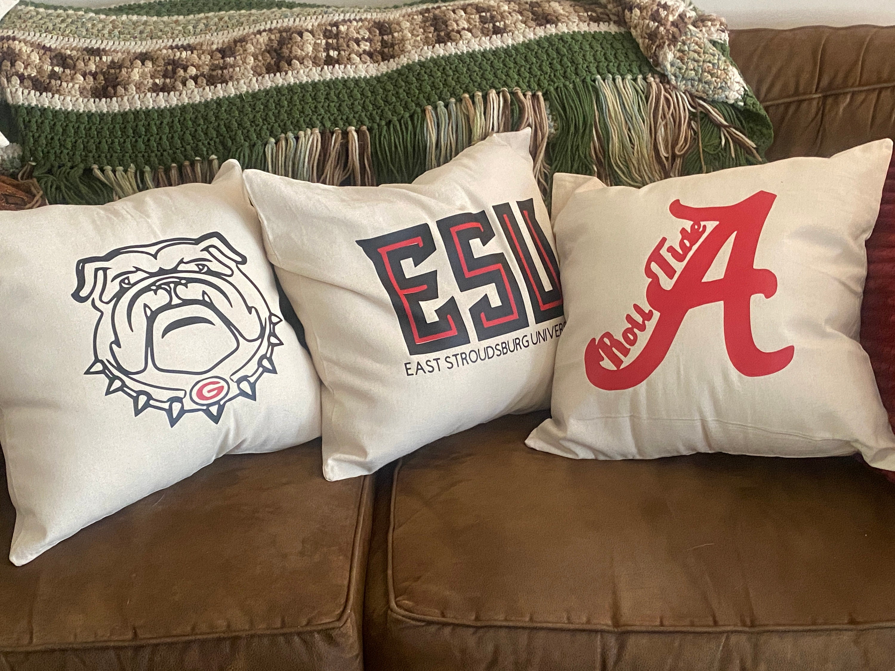 Custom College Pillows - Etsy