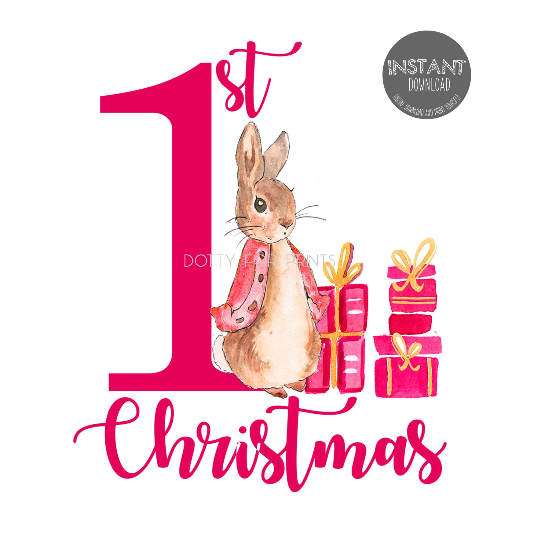 Peter Rabbit 1st Christmas Peter Rabbit Red Jacket Peter - Etsy