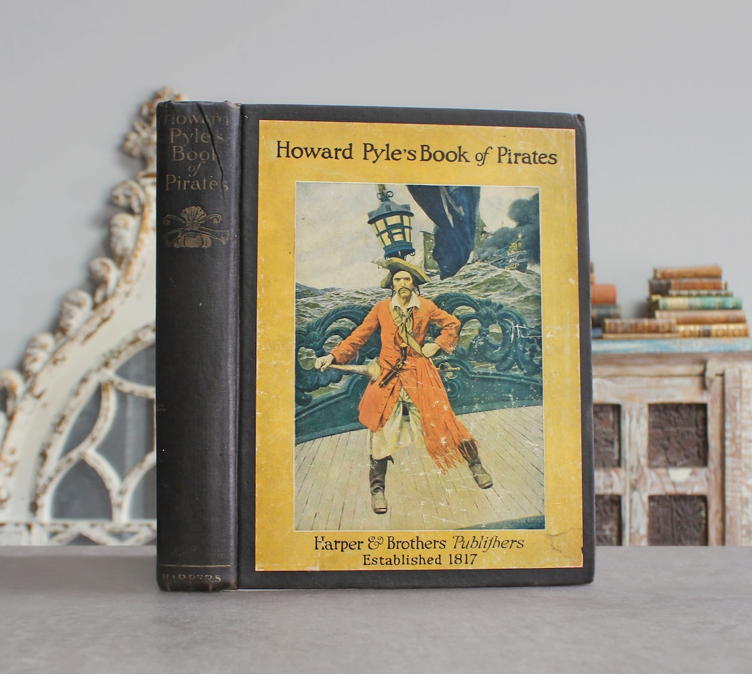 Book of Pirates 1921 Illustrated (howard Pyle) Rare Antique Old Book ...