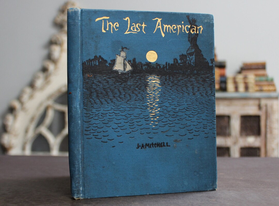 The Last American 1889 Illustrated Rare Antique Victorian Old Book ...
