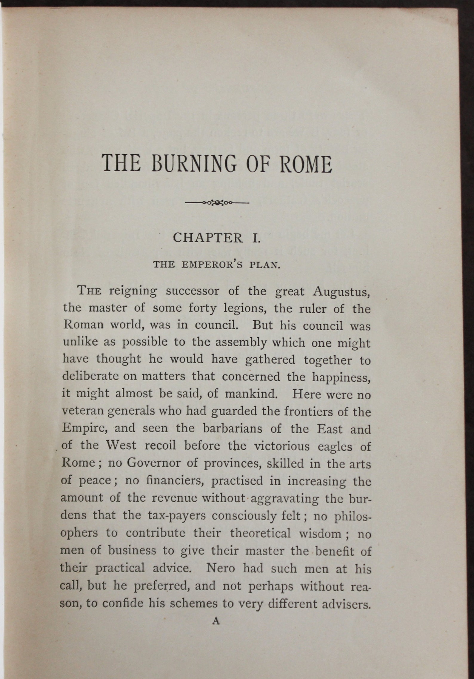 The Burning of Rome 1892 Illustrated Rare Antique Victorian Old Book of ...