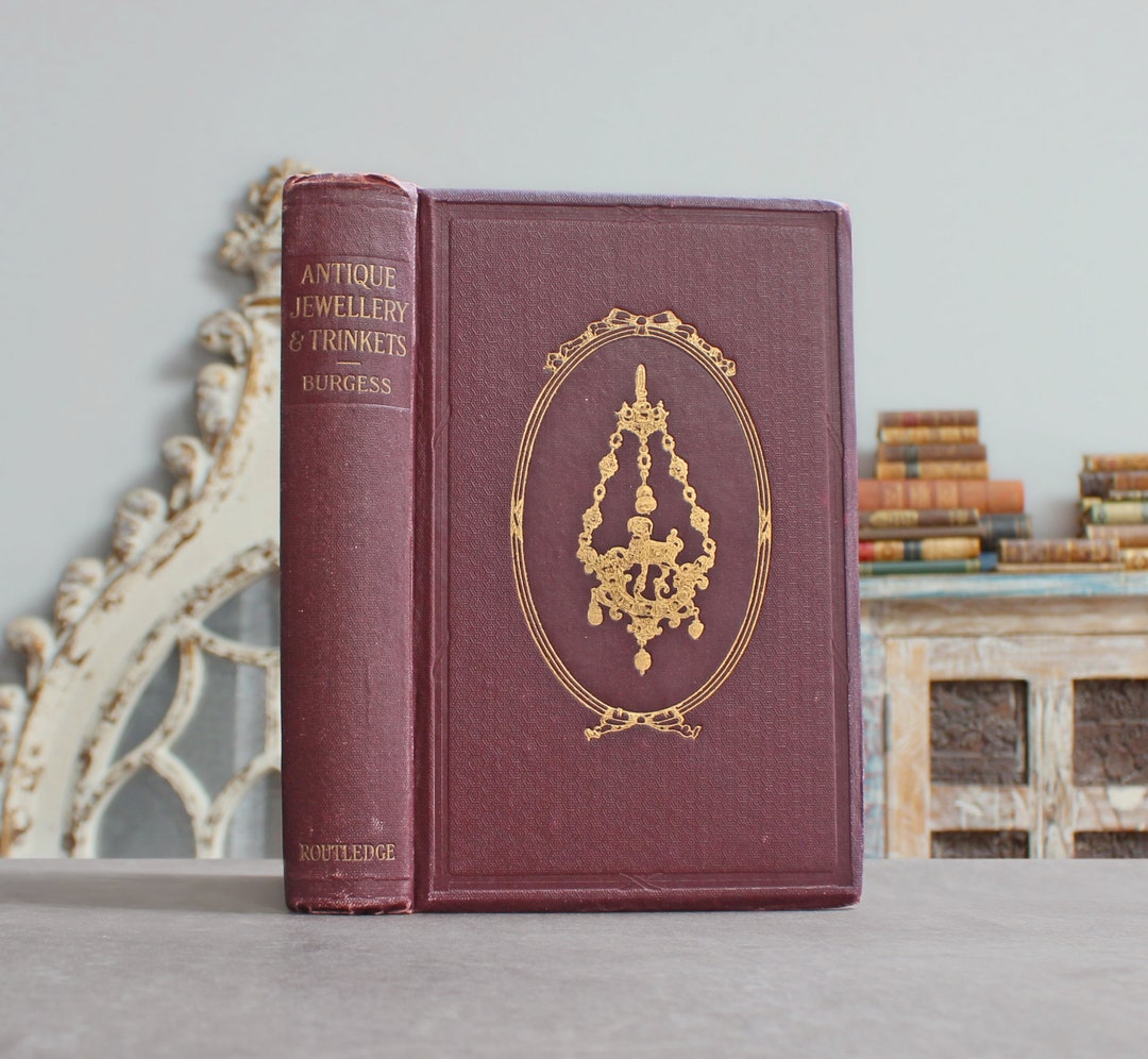 Jewelry & Trinkets 1919 *richly Illustrated* Rare Antique Old Book ...