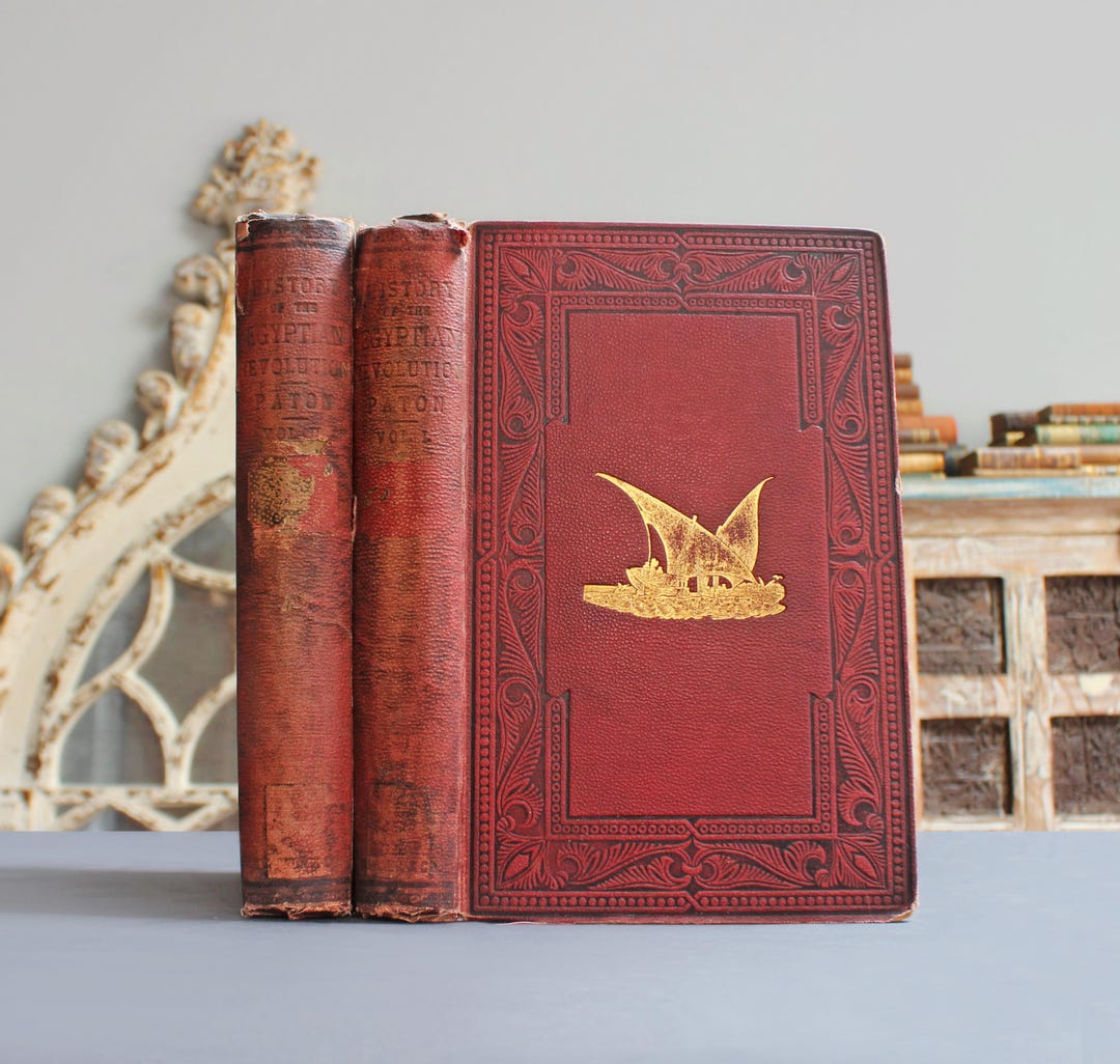 History of the Egyptian Revolution 1870 Rare Antique Victorian Old Book ...