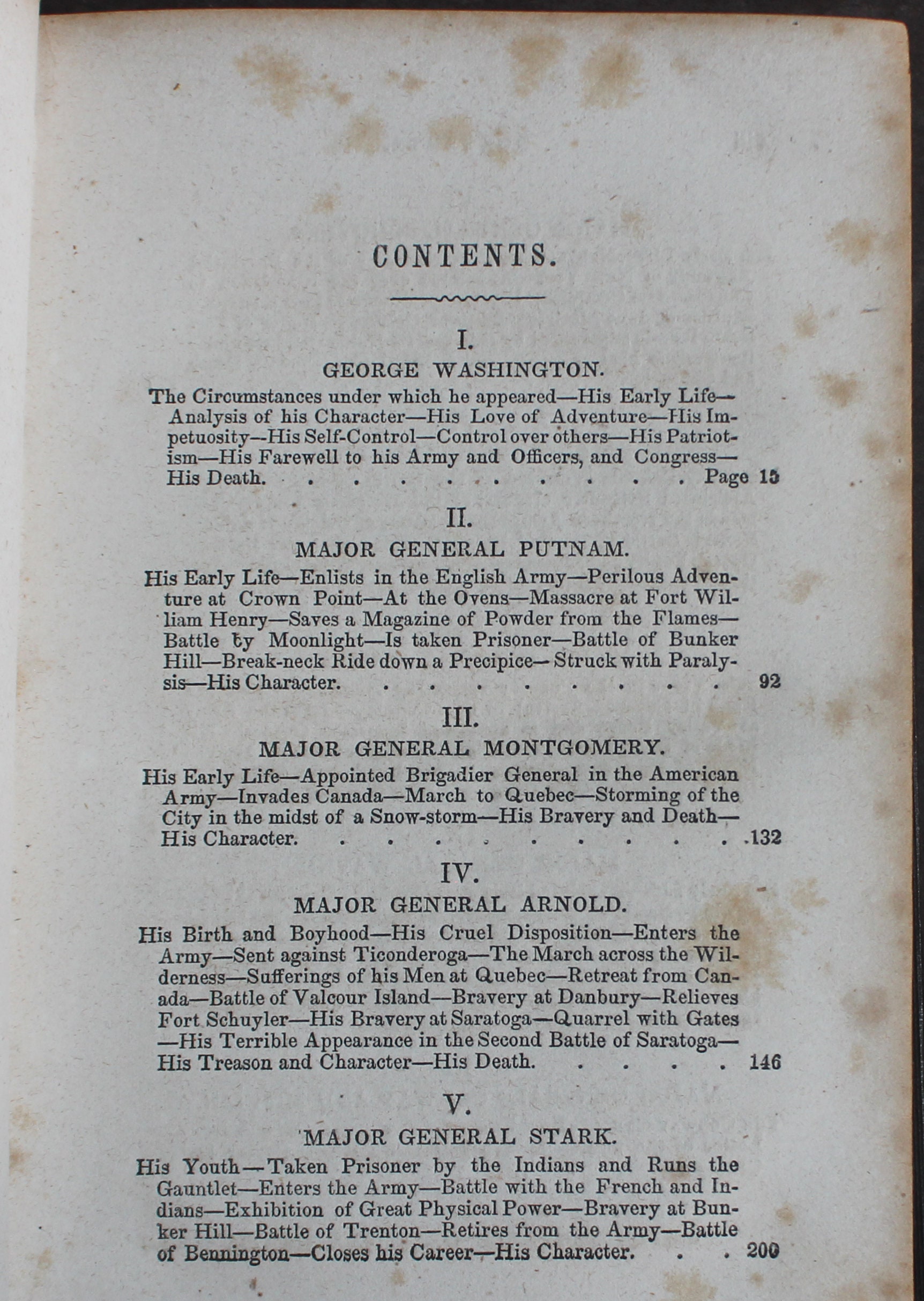 George Washington & His Generals 1854 Illustrated Rare Antique ...