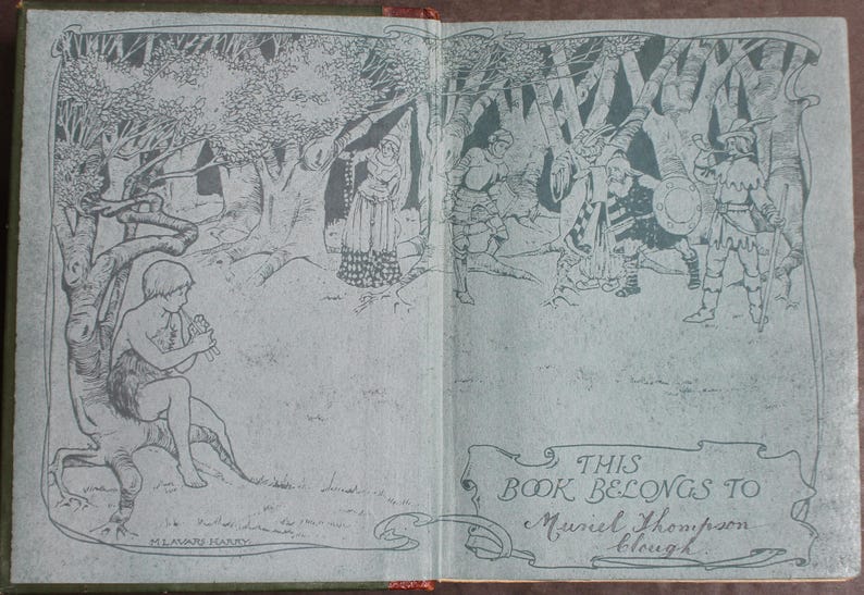 The Book of Rostam 1913 Illustrated Rare Antique Old Book Mythic Hero ...