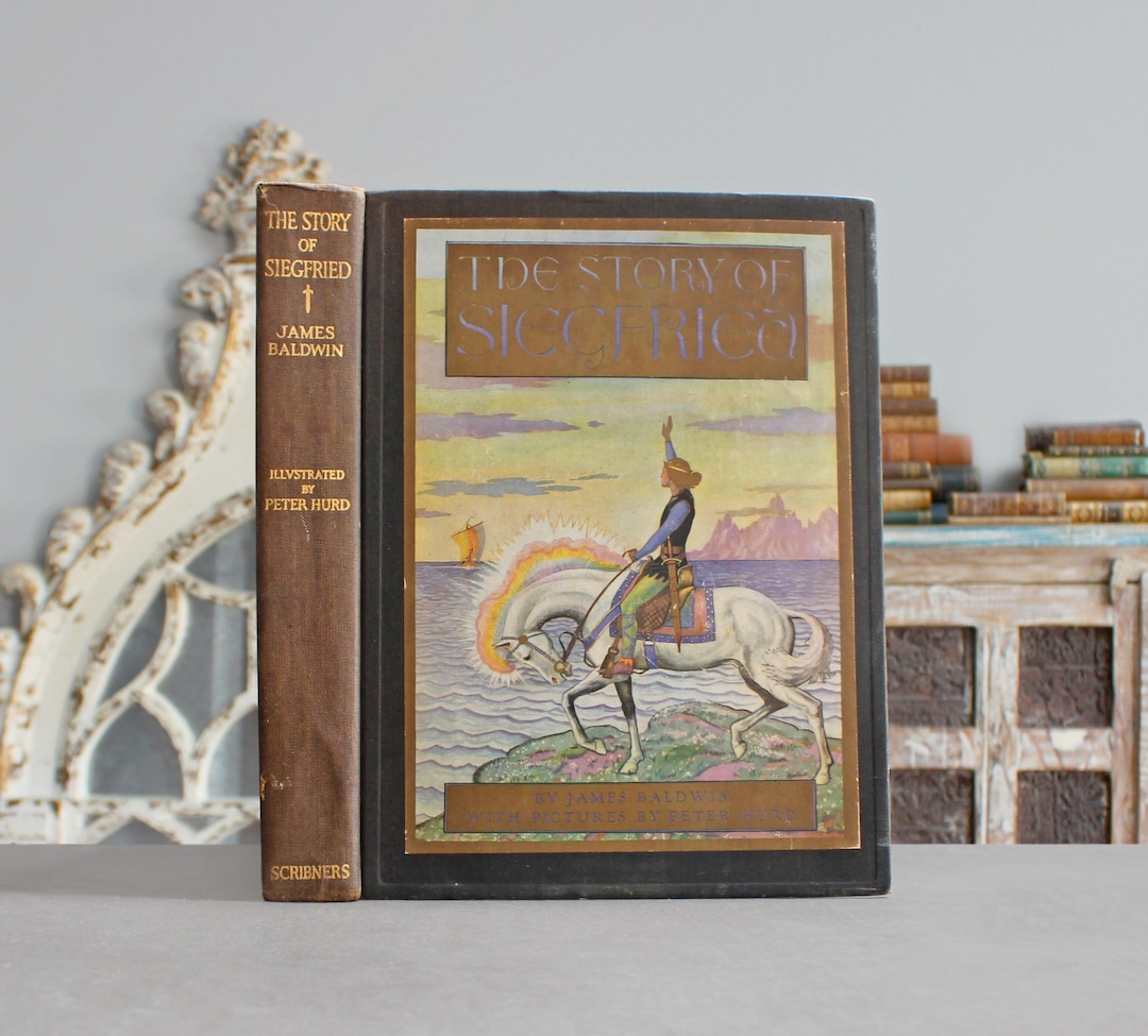 Story of Siegfried 1931 Illustrated Rare Antique Old Book Children's ...