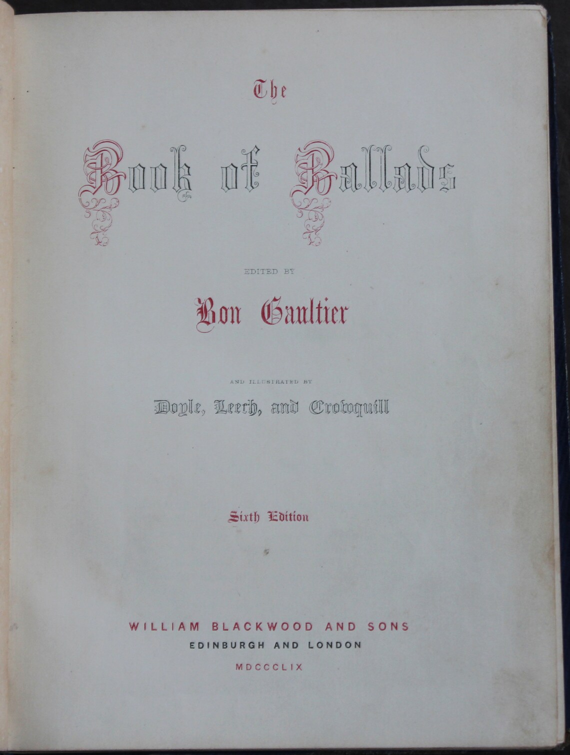 American & Spanish Ballads 1859 Richly Illustrated Antique Victorian ...