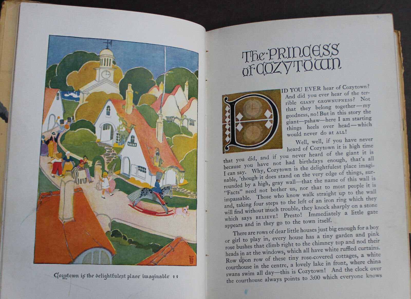 The Princess of Cozytown 1922 Illustrated 1st Ed. Rare Antique - Etsy