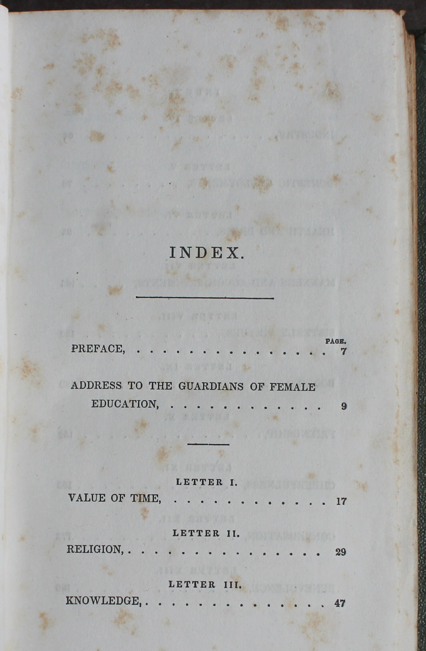 Letters to Young Victorian Ladies 1838 Illustrated Antique EARLY 1800s ...