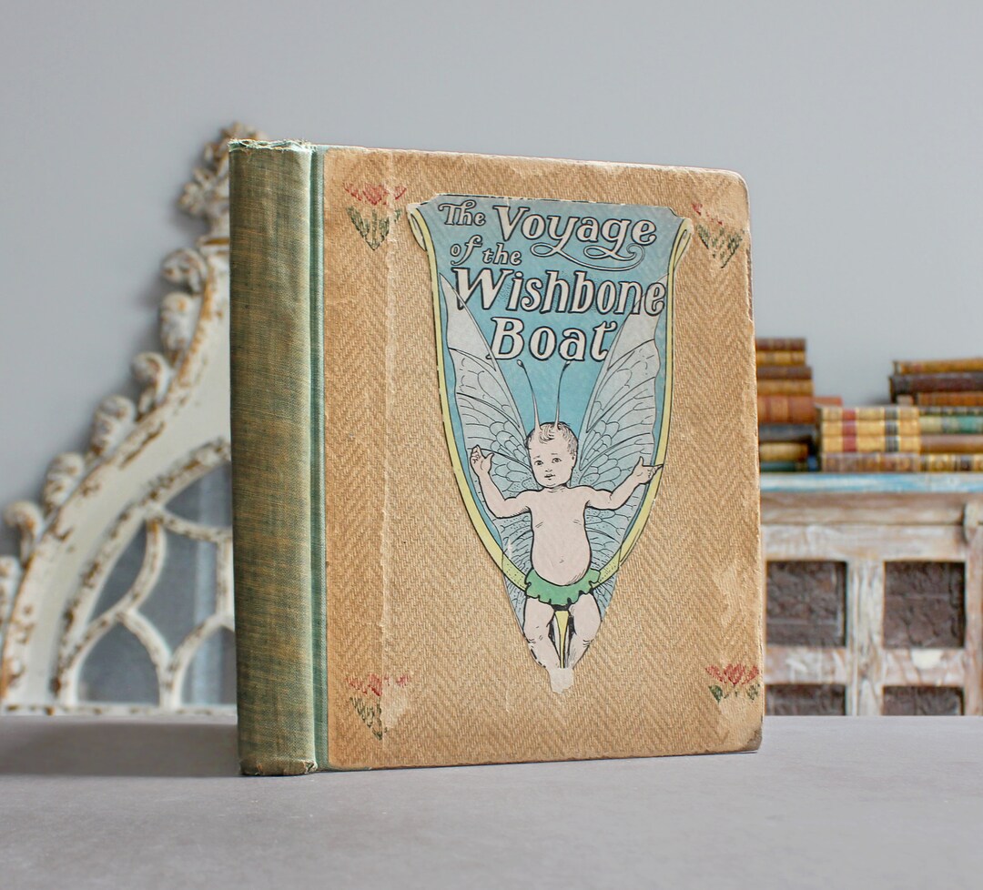 The Wishbone Boat 1907 Illustrated Rare Antique Edwardian Old Book ...