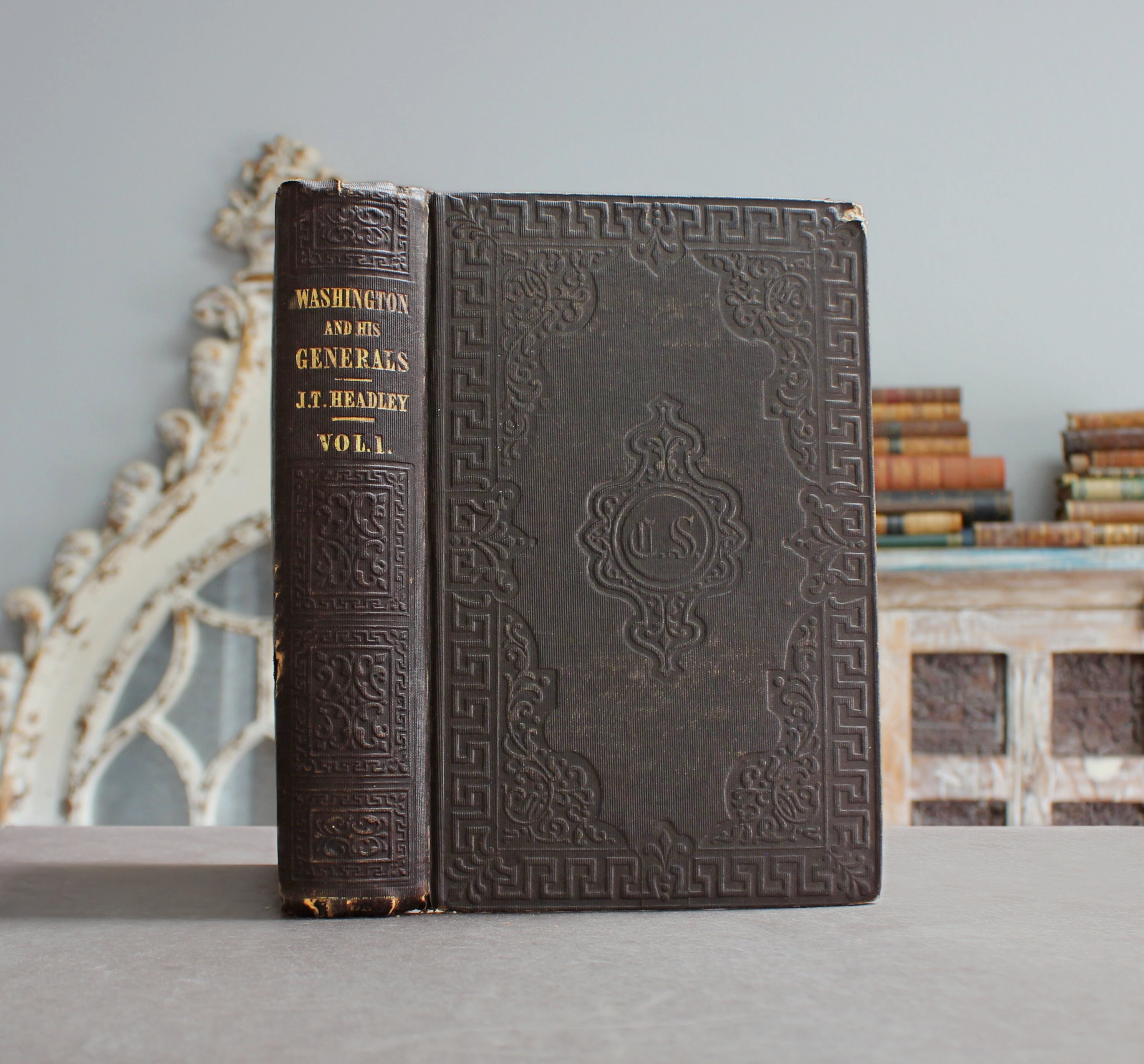 George Washington & His Generals 1854 Illustrated Rare Antique ...