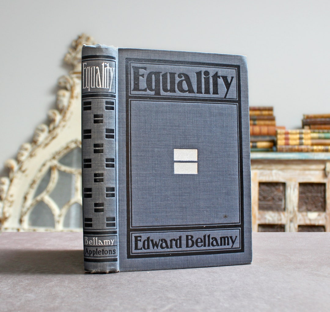 Equality 1897 Antique Victorian Old Book Historical Fantasy Fiction ...
