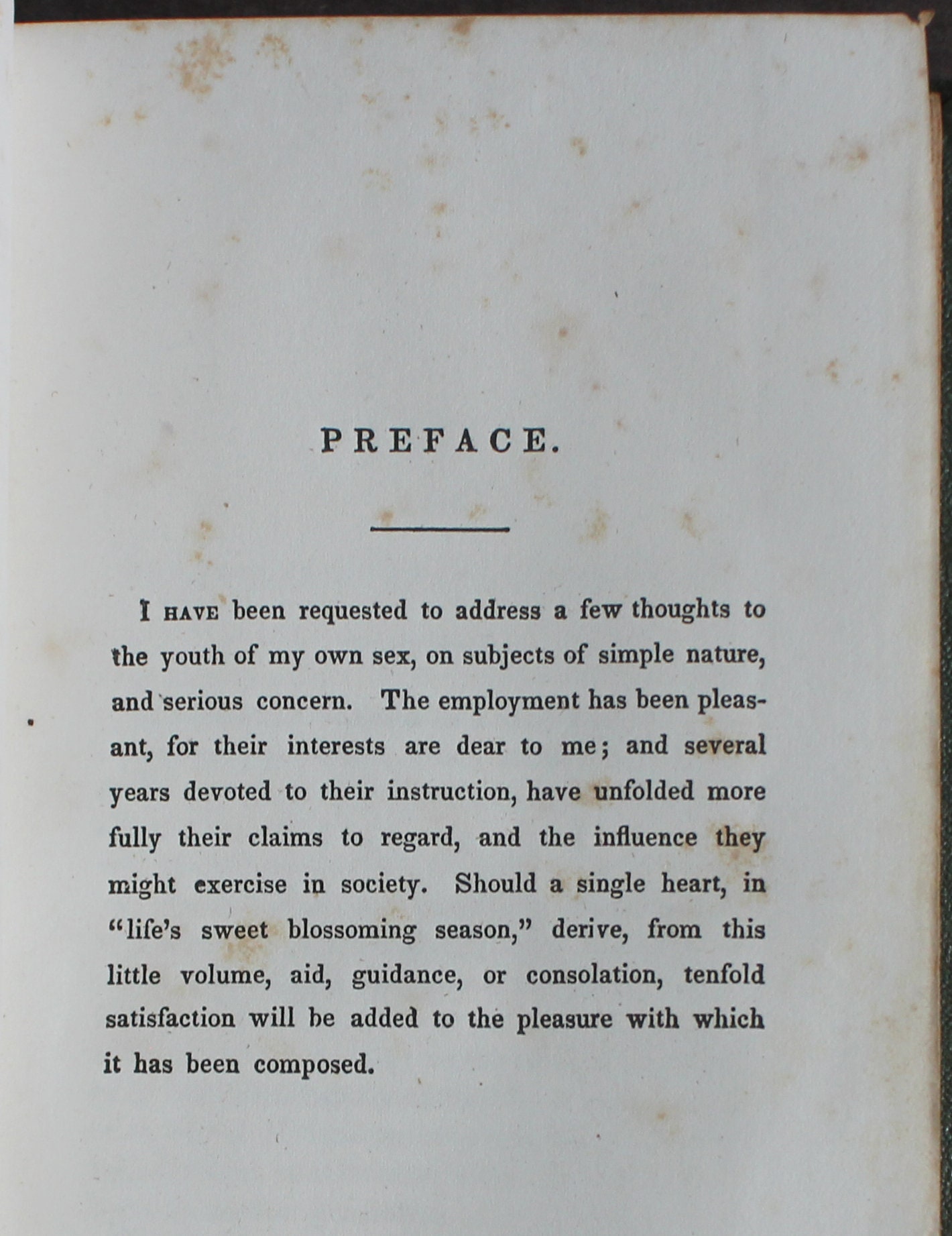 Letters to Young Victorian Ladies 1838 Illustrated Antique EARLY 1800s ...