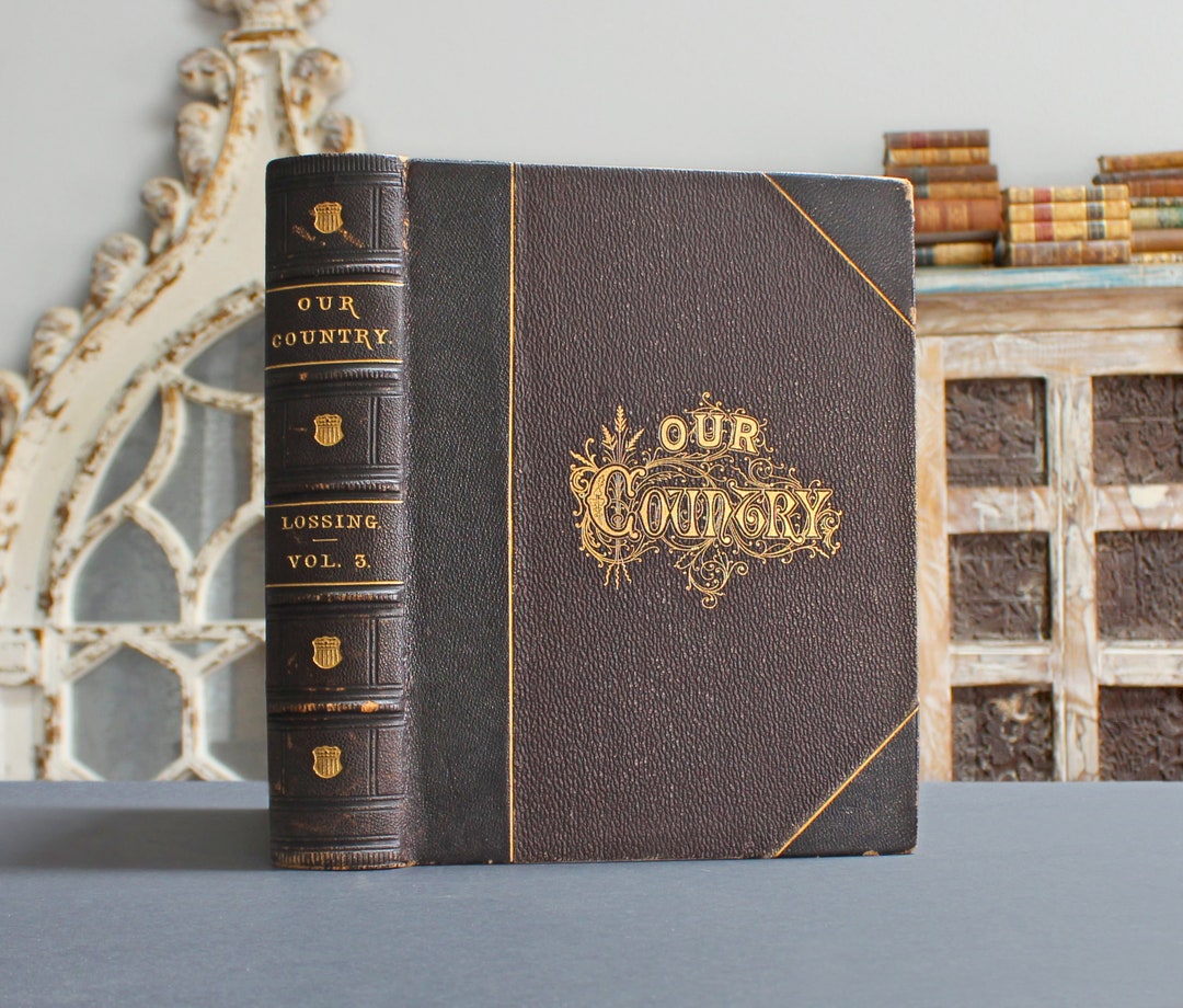 Our Country 1878 Richly Illustrated Antique Victorian Old Book History ...