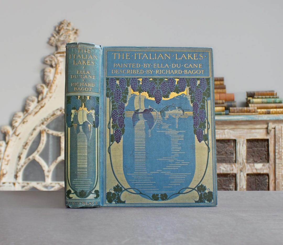 The Italian Lakes 1900 *richly Illustrated* Rare Antique Edwardian Old ...