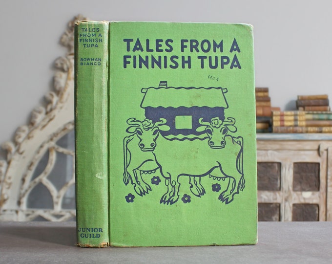 Tales From a Finnish Tupa 1936 Art Deco Illustrated Rare Antique Old ...