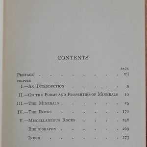 Field Book of Minerals 1923 Illustrated Rare Antique Old Book Geology ...