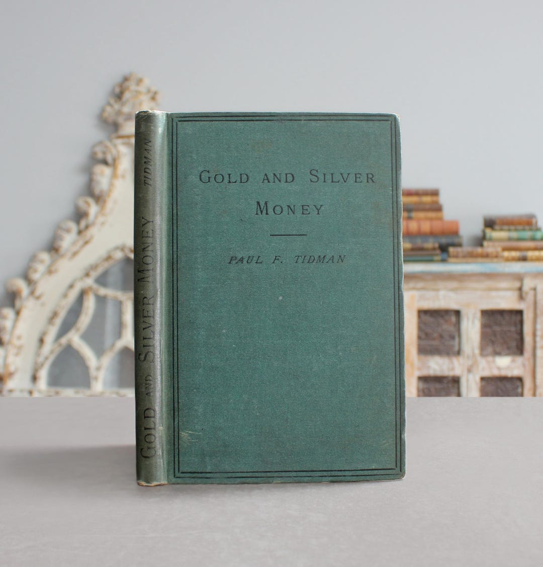 Bimetallic Gold & Silver Standard 1882 Rare Antique Victorian Old Book ...