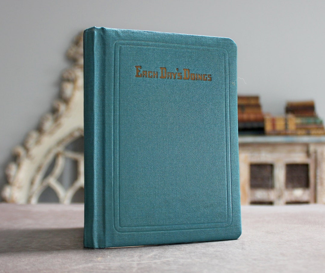 Antique New Authentic 1920s Journal RARE Illustrated Old Book, Diary ...