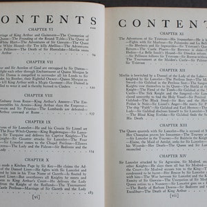 King Arthur & His Knights 1923 Illustrated 1st Ed. Rare 1920s Antique ...