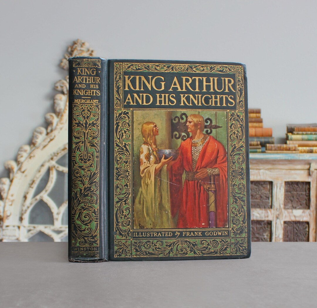 King Arthur & His Knights 1927 Illustrated (frank Godwin) Rare Antique ...
