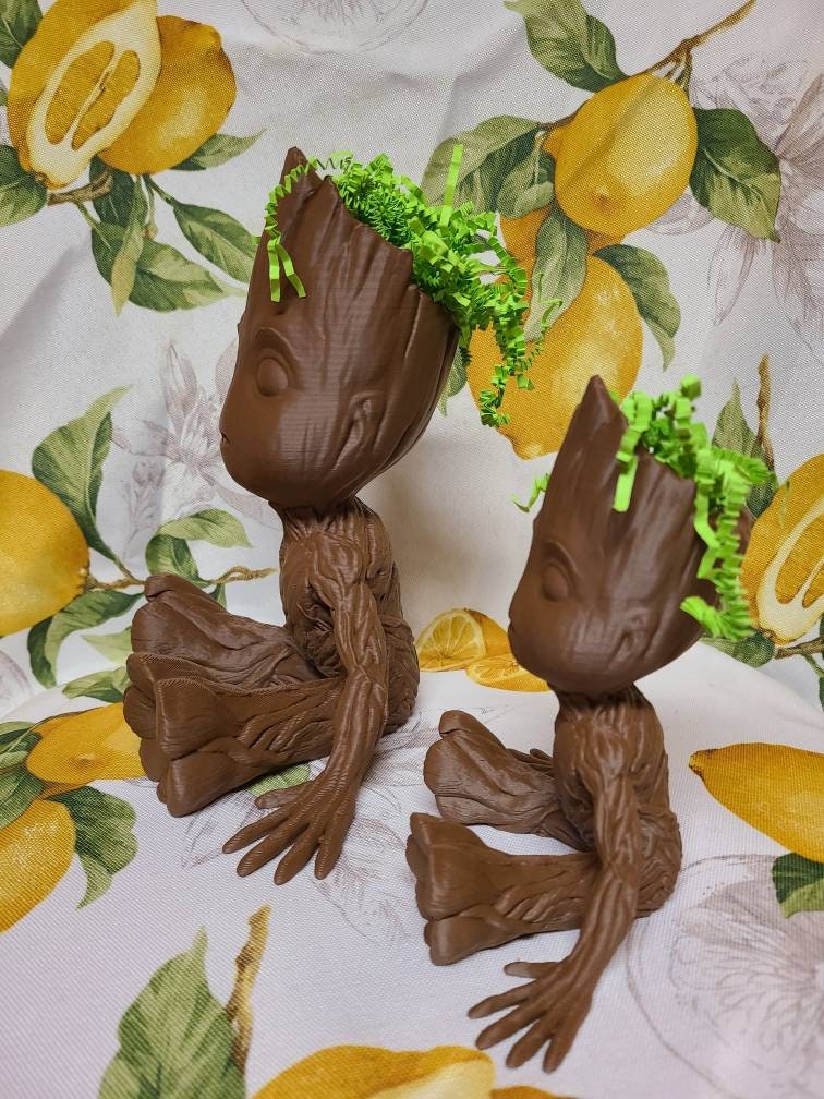 Baby Groot JUMBO Planter/pot Home/desk/indoor/outdoor Decor - Etsy
