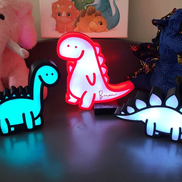 Dinosaur Light - Etsy