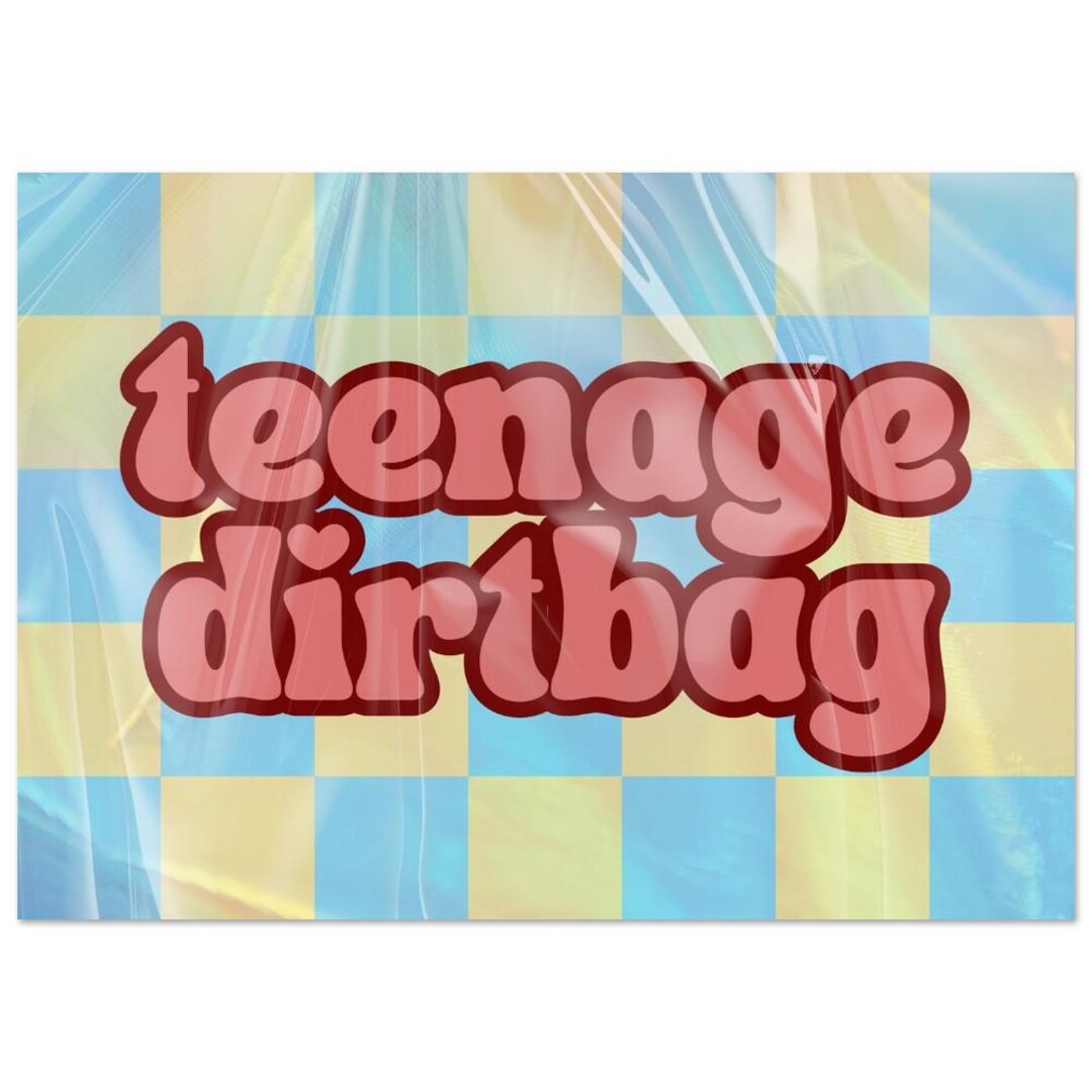 Teenage Dirtbag Wheatus Inspired Garbage Glamour Punk Rock Numetal ...