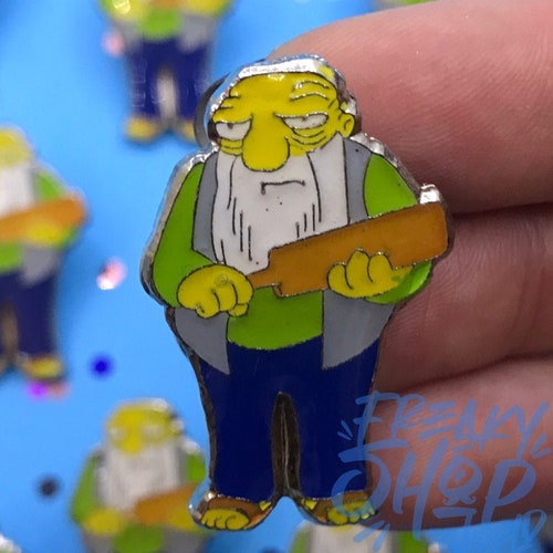 The Simpsons Enamel Pin Barney - Etsy