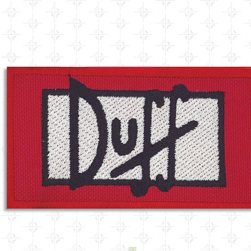 Duff Beer Embroidered Patch - Etsy