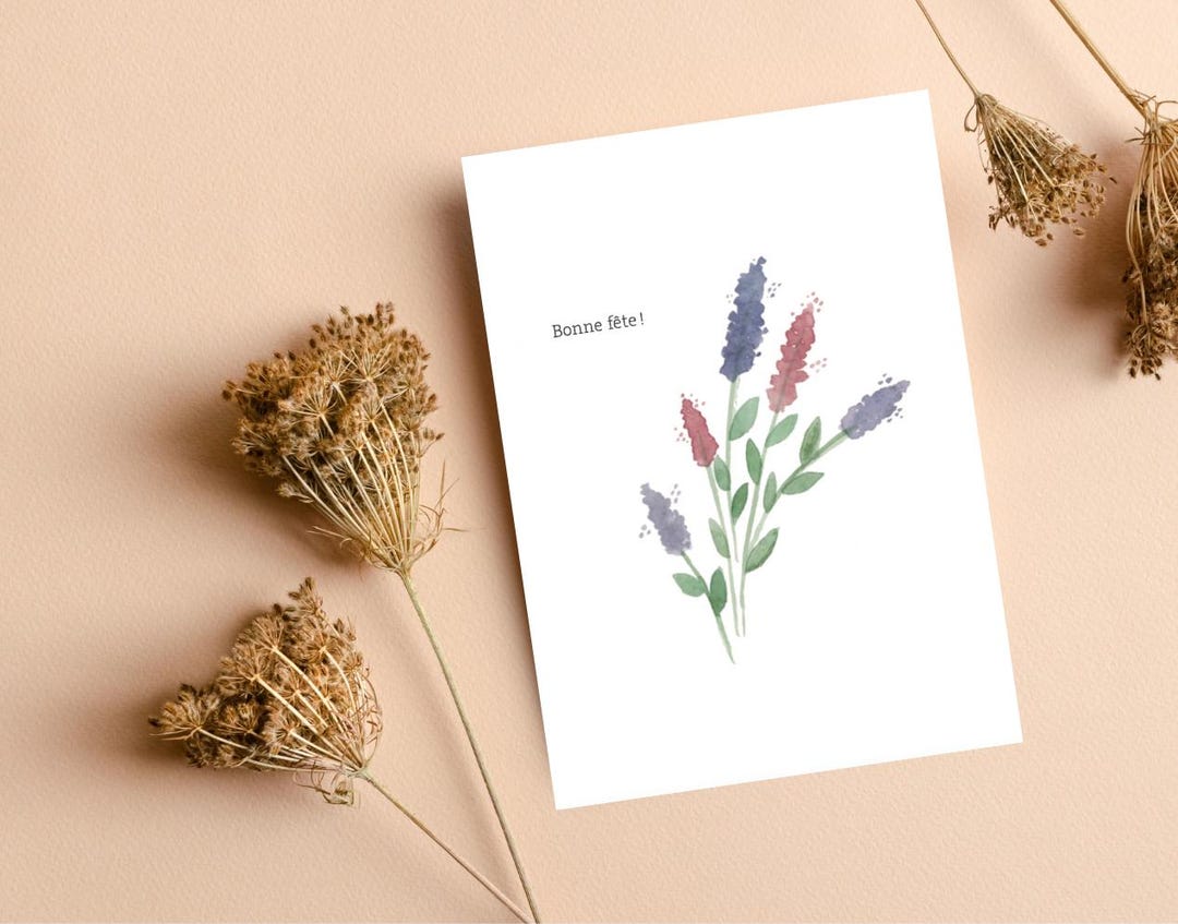 Happy French Holiday Card - Etsy
