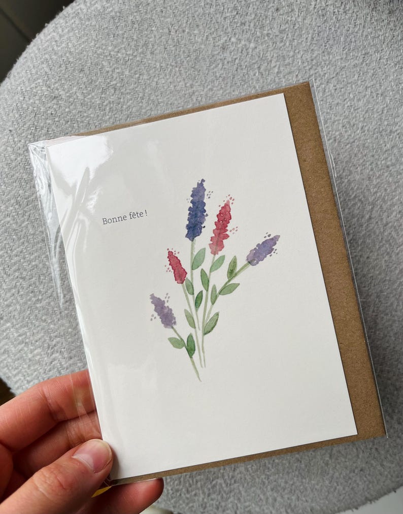 Happy French Holiday Card - Etsy