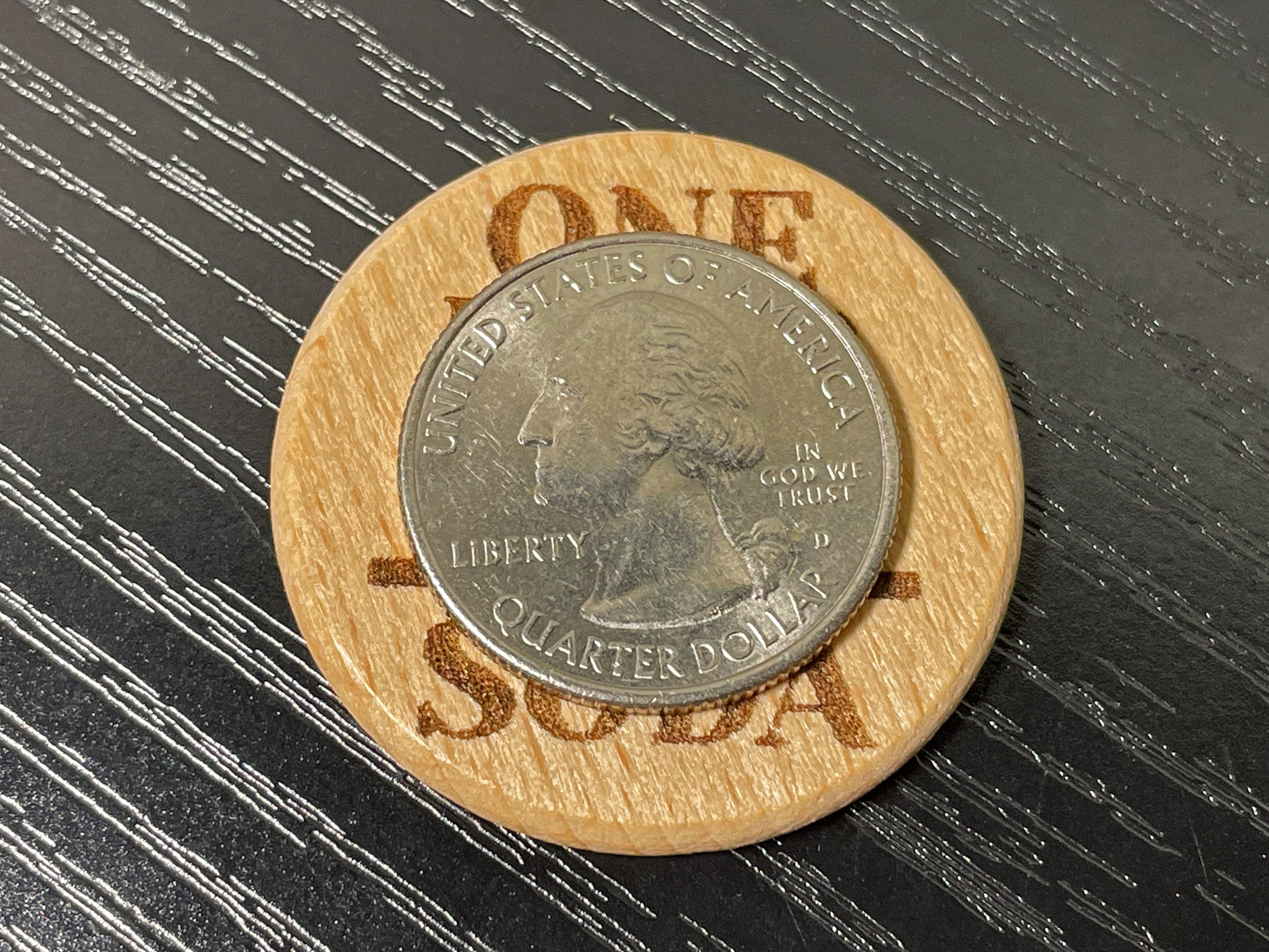 Personalized Wood Sweet Treat Tokens: Engraved Party Favors - Etsy