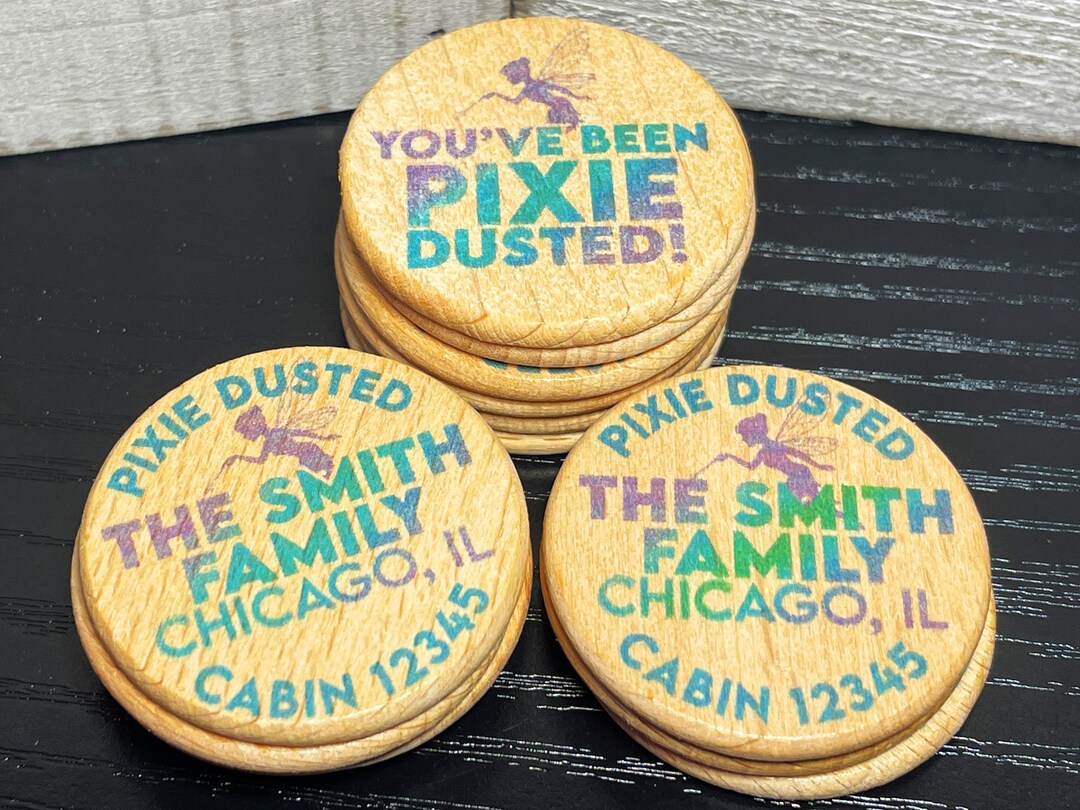 Personalized Pixie Dusting Tokens for Cruising Set of 10 Customized ...