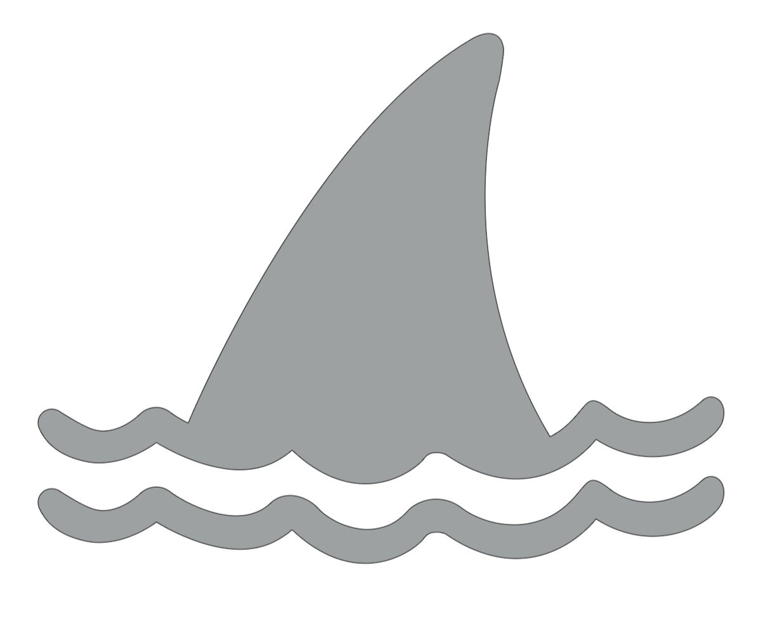 Shark Fin SVG - Etsy