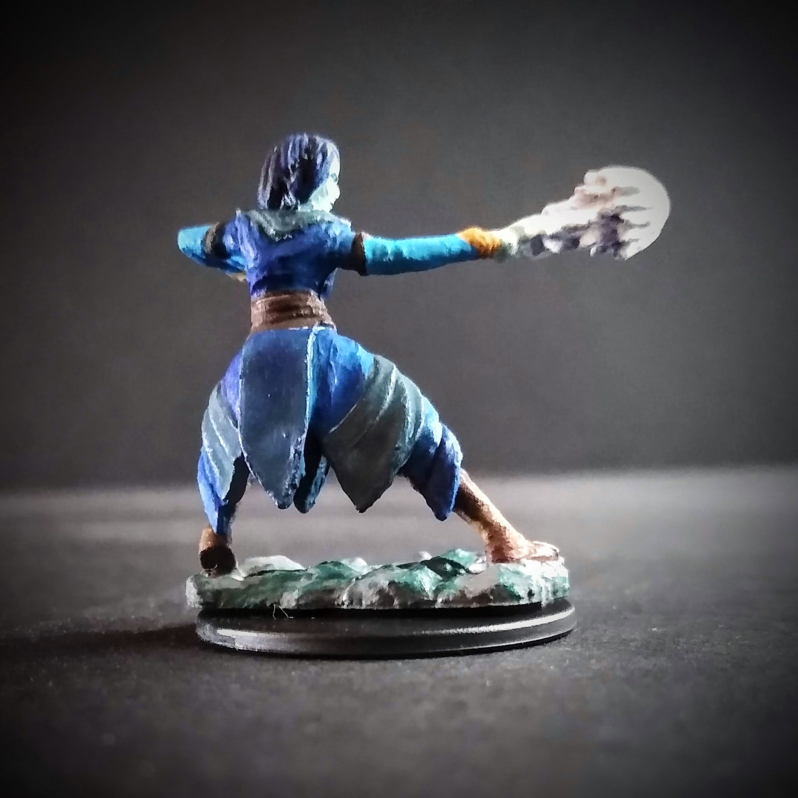 Water Genasi Sorcerer Hand Painted Dungeons and Dragons Miniature - Etsy