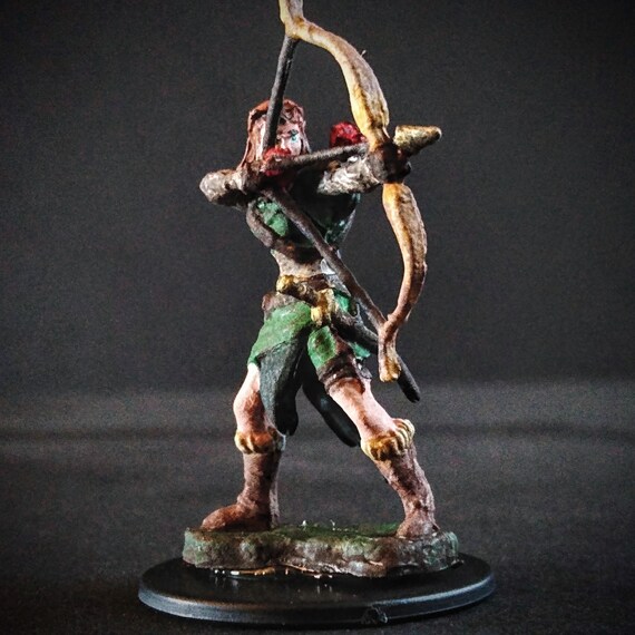Human Ranger Hand Painted Dungeons and Dragons Miniature | Etsy