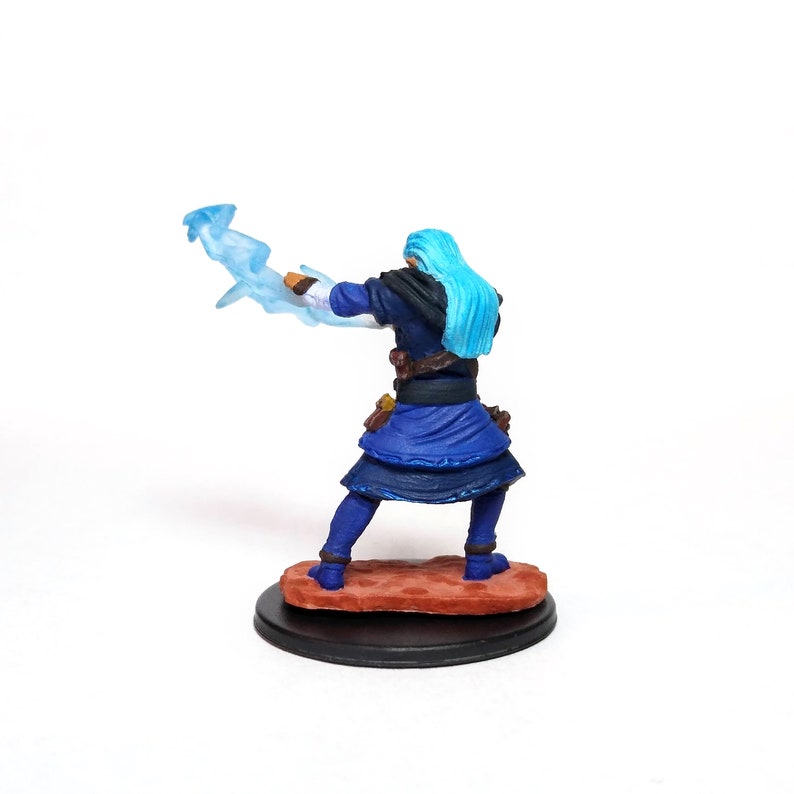 Elf Warlock Hand Painted Dungeons and Dragons Miniature - Etsy