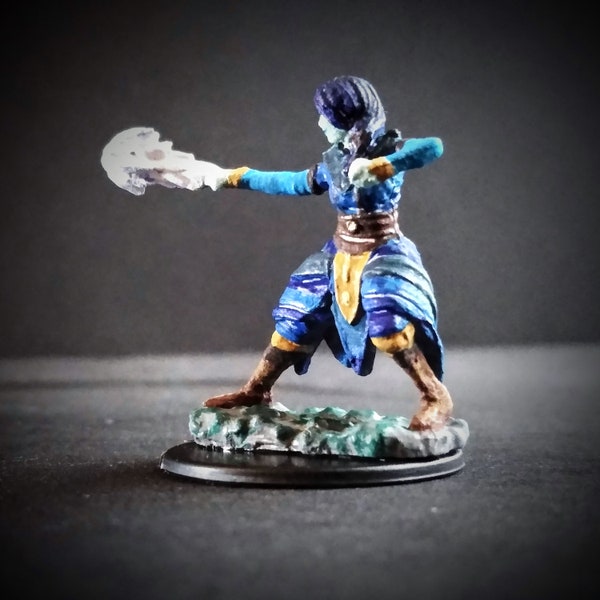 Water Genasi Miniature - Etsy