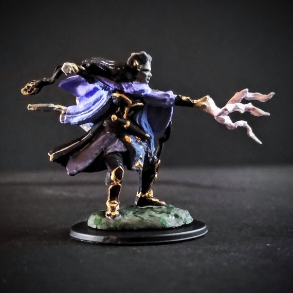 Tiefling Warlock Hand Painted Dungeons and Dragons Miniature | Etsy