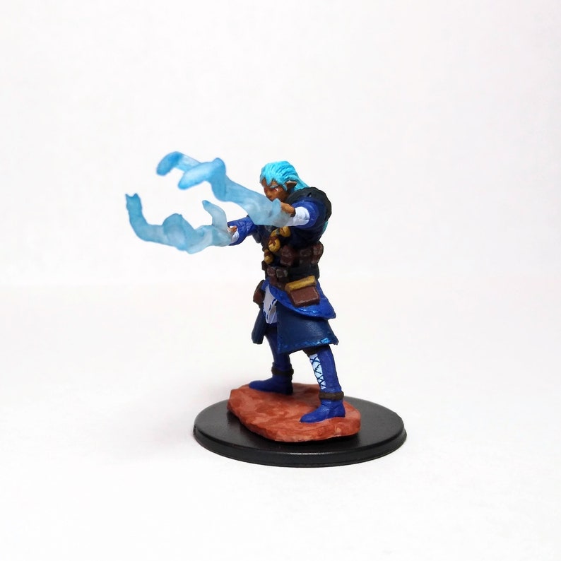 Elf Warlock Hand Painted Dungeons and Dragons Miniature - Etsy